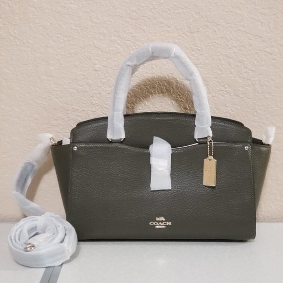 Coach | Bags | Coach Brie Carryall Satchel Bag Leather Bag | Poshmark